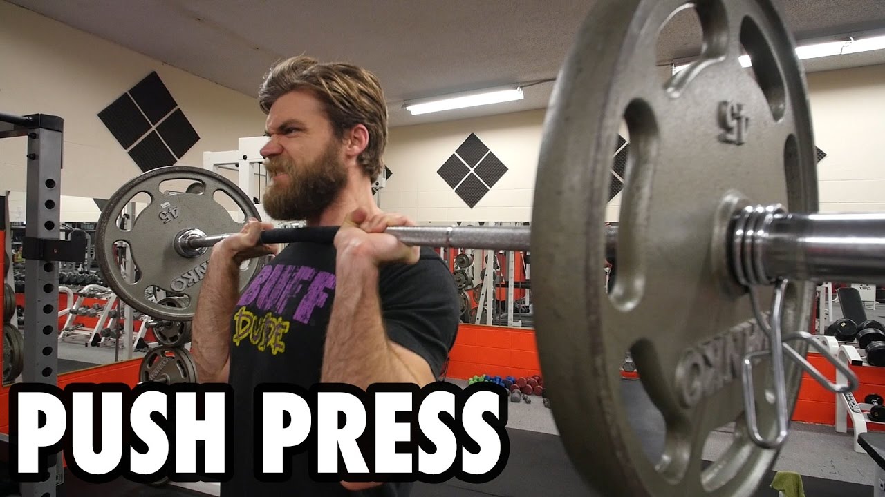 How to Perform the PUSH PRESS  - Shoulder Exercise Tutorial