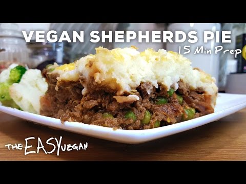 Cheesy Vegan Shepherd's Pie - 15 min Prep