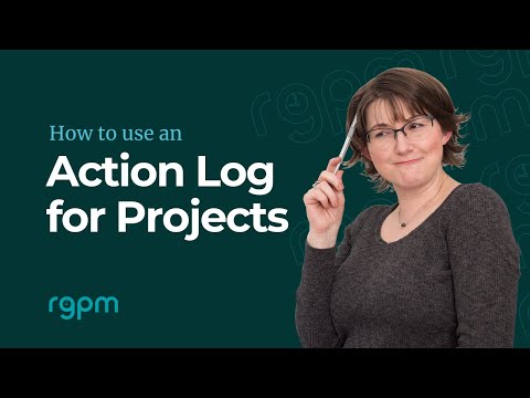 How to Use an Action log for Projects
