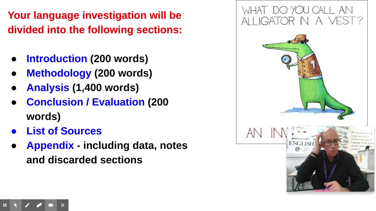 English Language A Level Investigation 1 Paul Heselton
