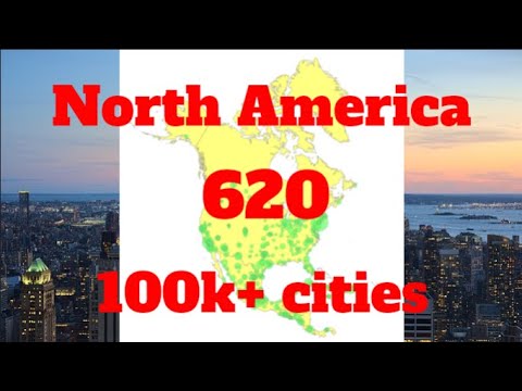 Naming all 620 100k+ cities in North America FROM MEMORY