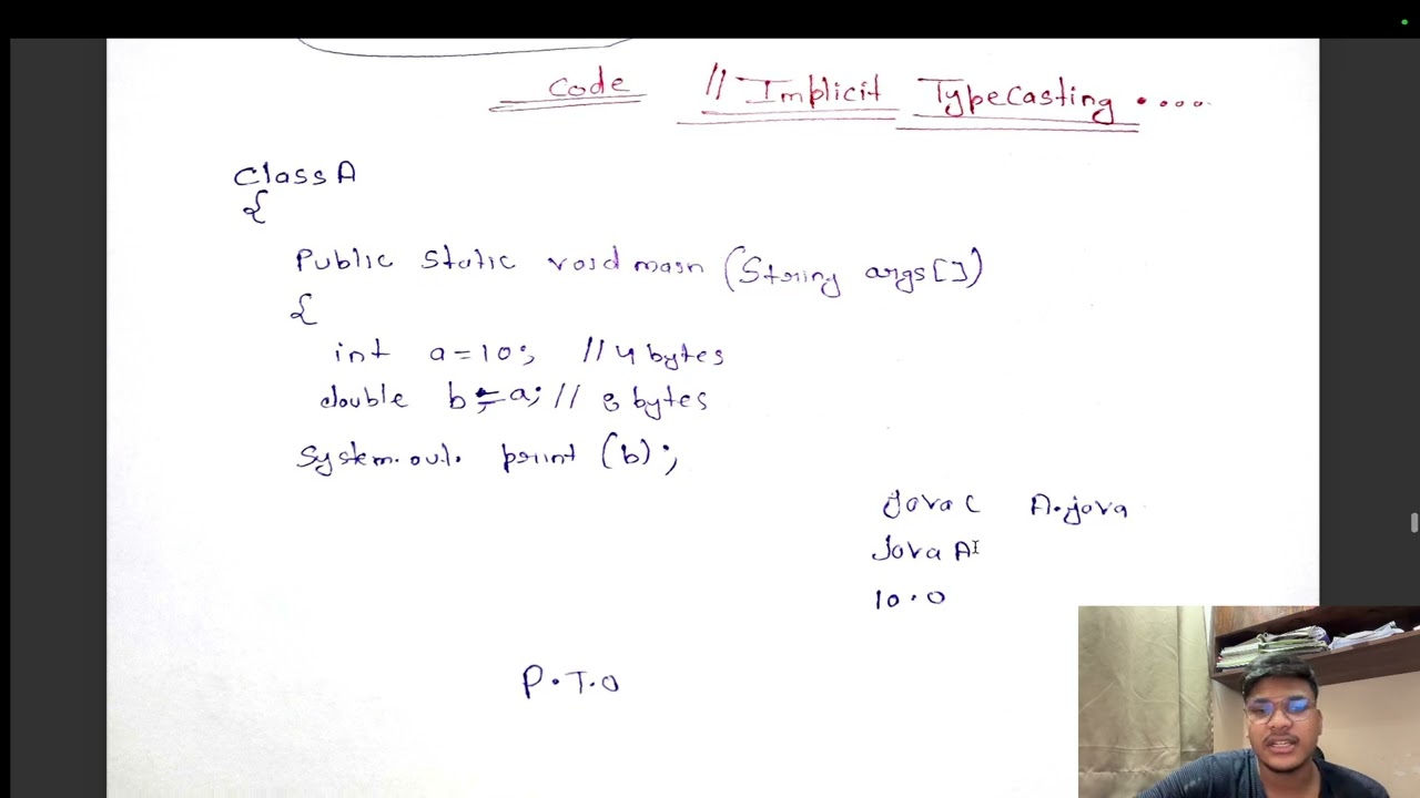 14  Type Casting  in Java