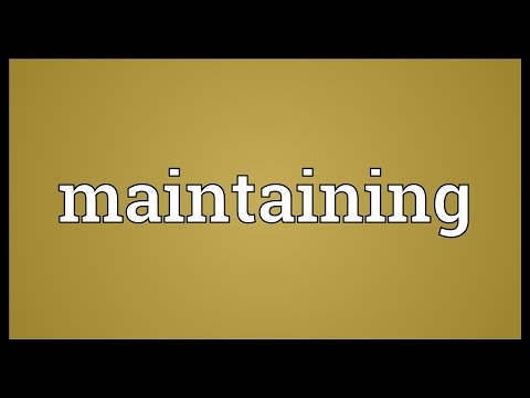 Maintaining Meaning