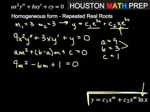 Cauchy Euler Equation Video Lecture - Mathematics Optional Notes for UPSC