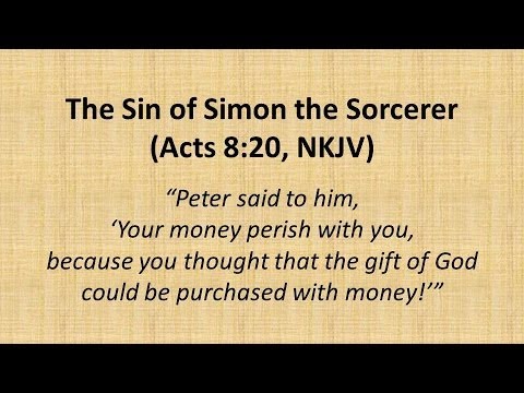 The Sin of Simon the Sorcerer