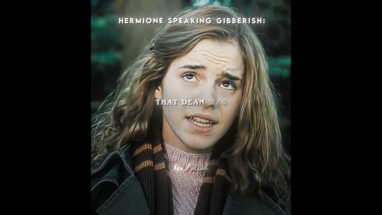 Hermione Speaking Gibberish Edit 💀🙏|| #harrypotter #emmawatson #hermionegranger #gobletoffire #edit