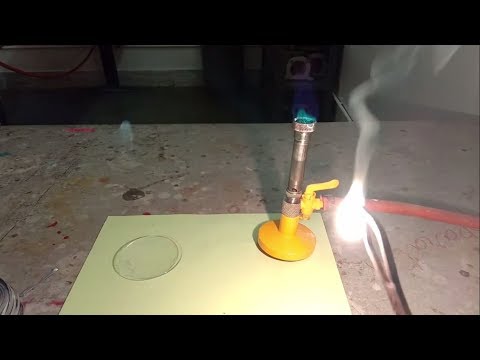 Burning Of Magnesium Ribbon Experiment | Chemistry Demo | Grade 7-12