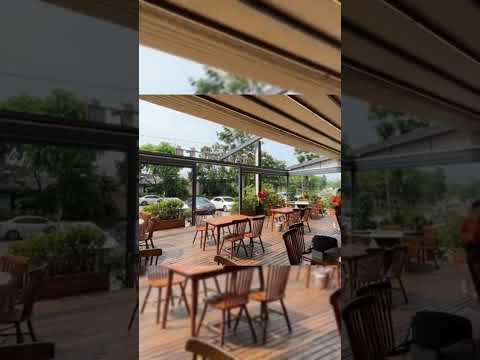 Sun Rain Protection Retractable Awning Outdoor Sunshade Pergola #roof #decor #pergola