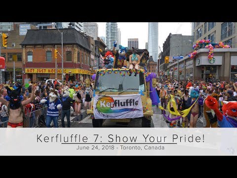 Kerfluffle 7: Show Your Pride! Furries at Toronto Pride Parade 2018!