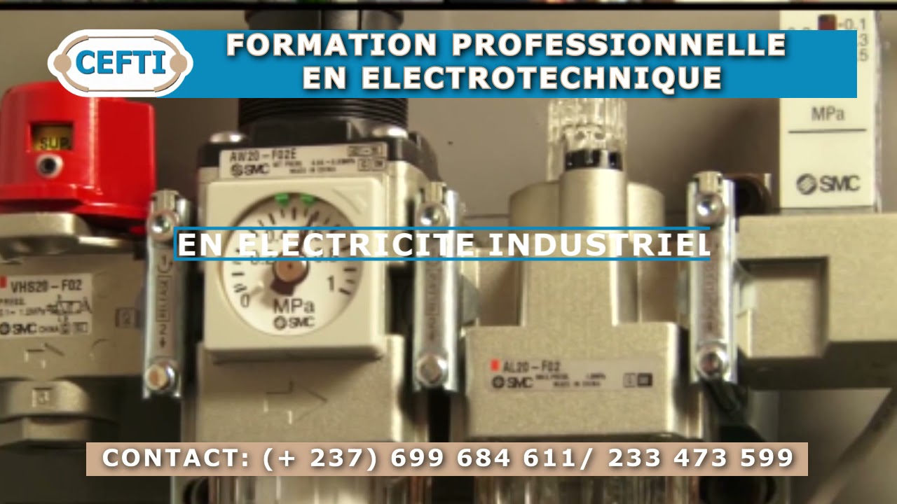 Formation professionnelle: électricité industrielle