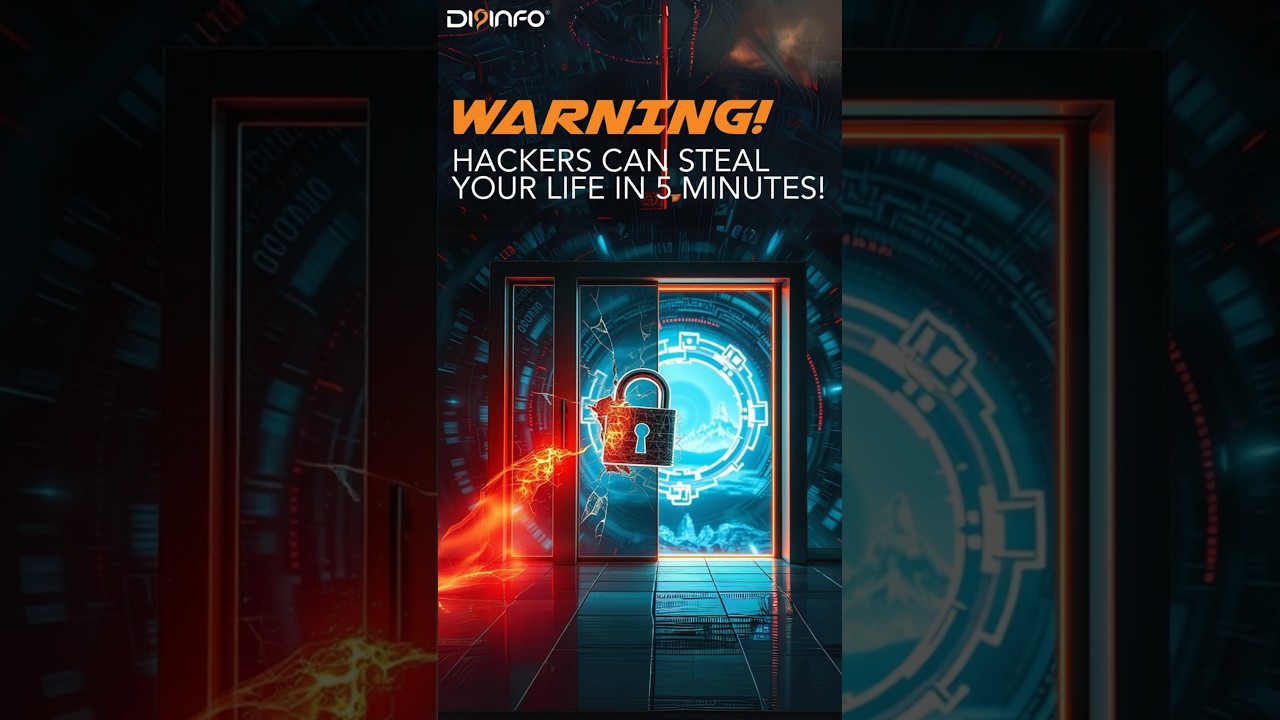WARNING Hackers Can STEAL Your Life in 5 Minutes!