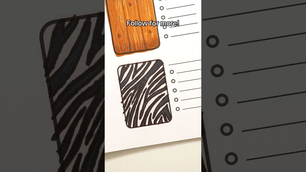 Let’s make zebra stripes! #coloringtutorial #comfycoloring #alcoholmarkarkers #ohuhumarkers