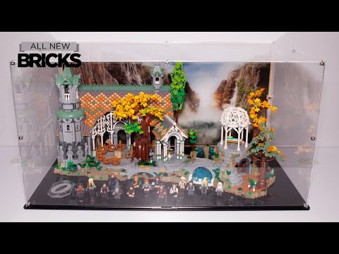 Wicked Brick Display Case for Lego The Lord of the Rings 10316 Rivendell