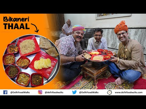 LEVEL 9999 Traditional BIKANERI THAAL + गोठ का अनुभव । Happy Holi !