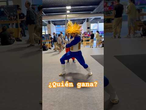 Who wins? ???? #dragonball #goku #dragonballcosplay #dbz #trunks #anime #dbsuper #vegeta #dragonballz