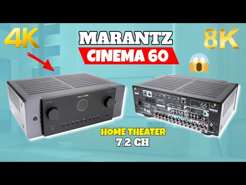 BEST MARANTZ 7.2 Channel AV Receiver - CINEMA 60 Review || 4K/120 & 8K Home Theater