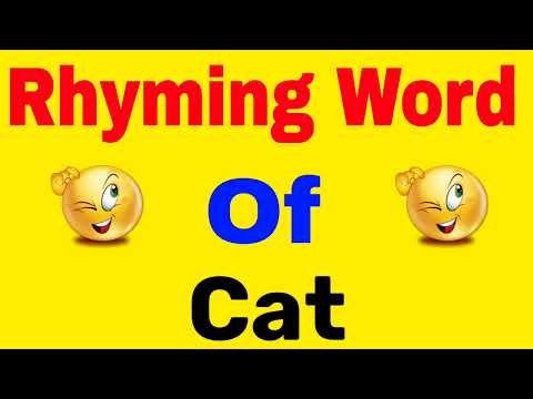 Cat ka rhyming word | 2 Rhyming words of cat | cat ka rhyming word kya hai