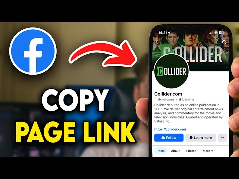 How to Copy Facebook Page Link (2025)