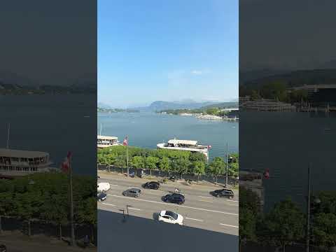 Paradise Lucerna hotel Schweizerhof Luzern window view
