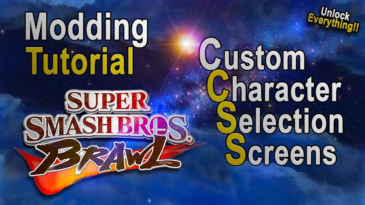 Brawl Modding Tutorial - Intro To Custom Character Selection Screens (CSS)