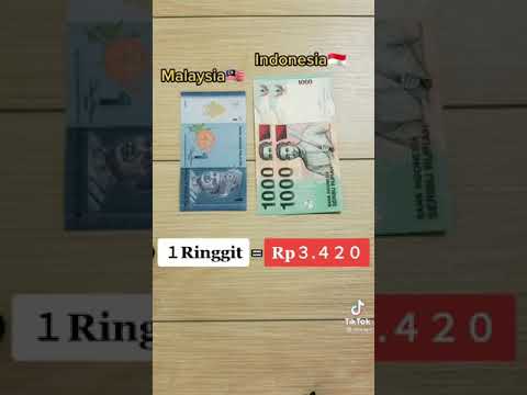 1 RINGGIT = BERAPA RUPIAH ( UANG MALAYSIA/INDONESIA)