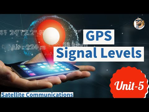 GPS signal levels in satellite communication