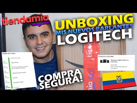COMPRAR EN TIENDAMIA ECUADOR 2022馃嚜馃嚚 - UNBOXING DE MIS NUEVOS PARLANTES LOGITECH馃摝