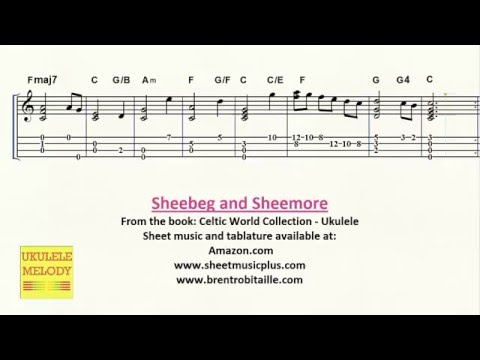 Ukulele Tab Chords Notes Sheebeg and Sheemore
