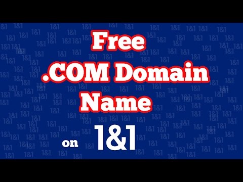 Free .COM domain name for 1 year from 1and1.com [New users]