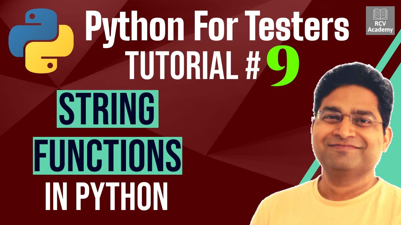 Python for Testers #9 - String Functions in Python