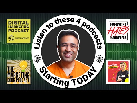New Marketers: These 4 Marketing Podcasts will Change Your Life...