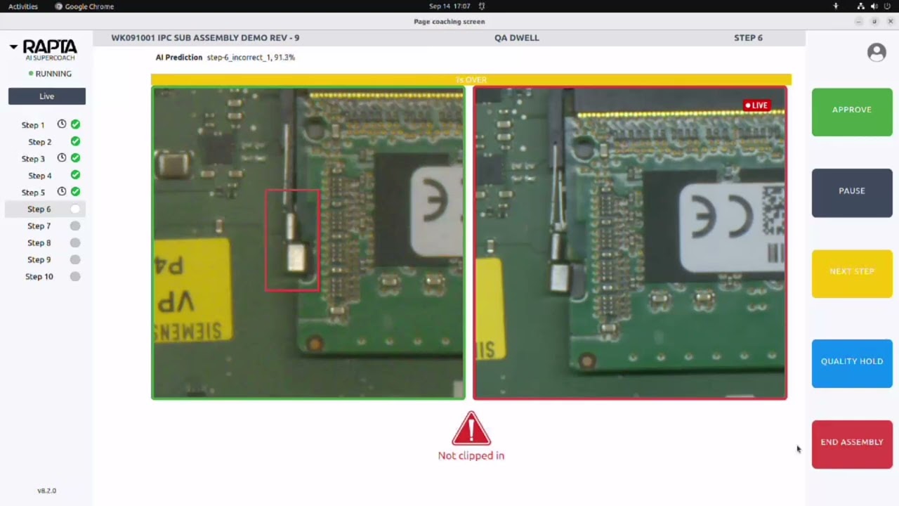 Rapta Virtual Demo - Operator Mode
