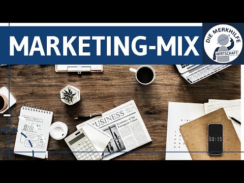 Marketing-Mix / 4 P's im Marketing einfach erklärt - Produkt, Place, Price, Promotion