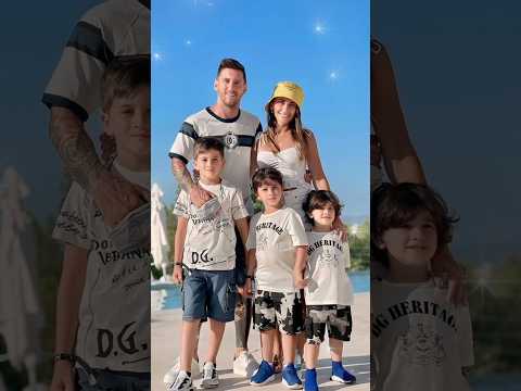 Football Goat🐐⚽ Lionelmessi ❤️with family #shortsfeed #messi #argentina #shorts #antonellaroccuzzo