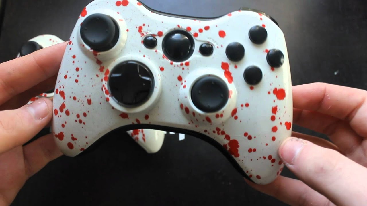 Custom Xbox 360 Controllers | Blood Splatter