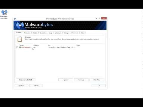 How to remove PUP.Optional.iBryte with Malwarebytes (Detection - Result Removal Guide)