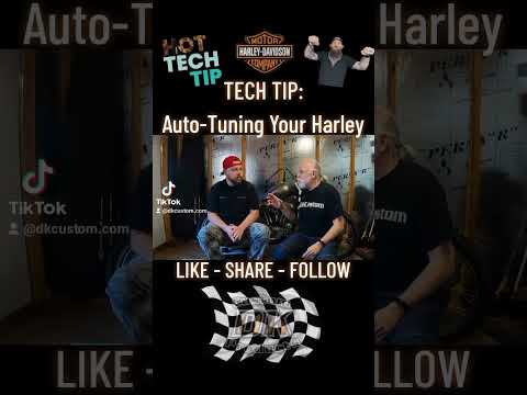 📢TECH TIP FOR AUTO-TUNING YOUR HARLEY! #harleydavidson #motorcycle #shorts