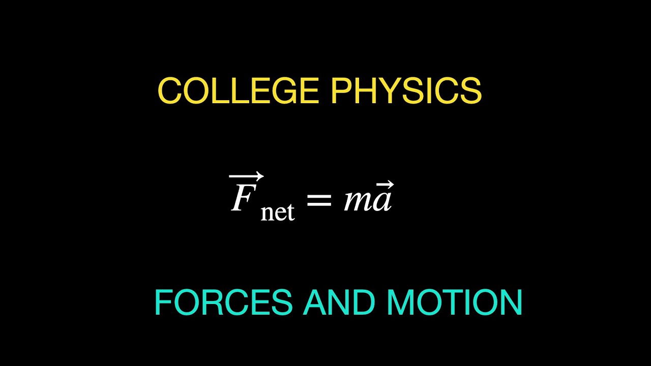 Physics Summary Chapter 4: Forces and Motion and Newton's Laws