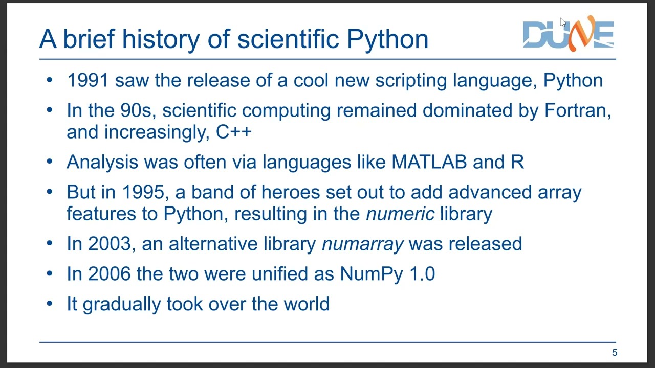 The scientific Python ecosystem