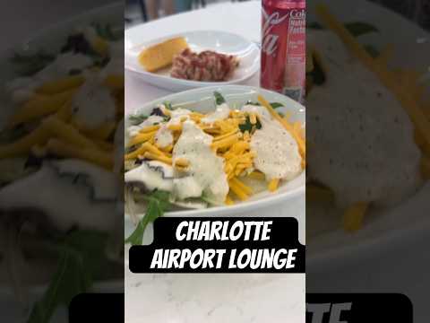 Charlotte airport and lounge #charlotte #clt #airport #airportlounge