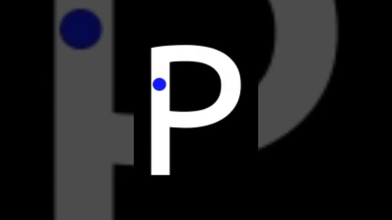 Alphabet P in Morse Code(.--.) #animation #learning