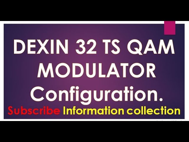 DIGITAL HEADEND - UW3232 IP QAM Modulator Trader - Wholesaler ...
