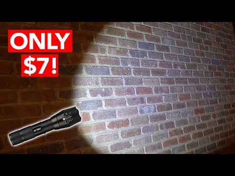 Best LED Tactical Rechargeable Flashlight (ONLY $7!)