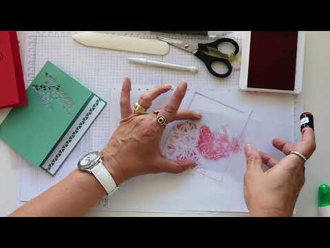 VIDEO CREATION D'UN POCHOIR AVEC UN POINÇON et ses cartes
