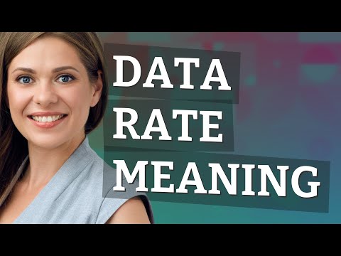Data rate | meaning of Data rate