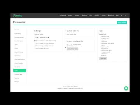 Barcodes (Stocky by Shopify)