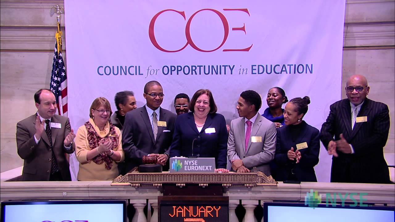 Council for Opportunity in Education COE Visits the NYSE