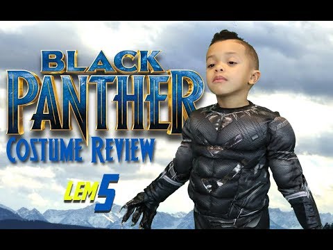 Black Panther's Costume | T' Challa Suit Toy Review for Kids Halloween Costume: Lem5