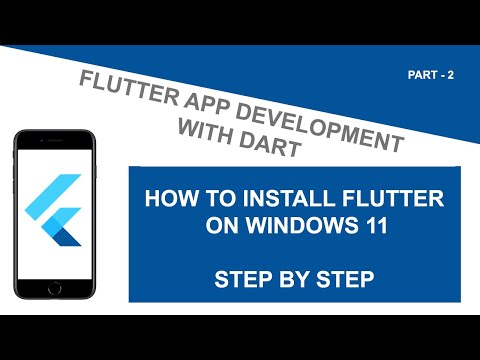 How to Install Flutter in Windows 11 Step by Step -02- Flutter App ...