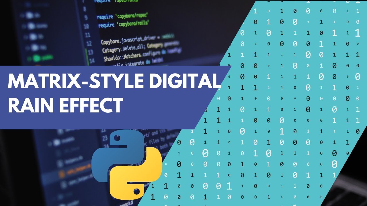 Creating a Matrix-Style Digital Rain Effect with Python